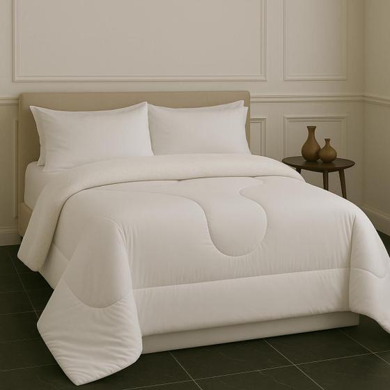 Coberdrom Casal Dupla Face Toque Macio Cobertor Aveludado - Arte ...