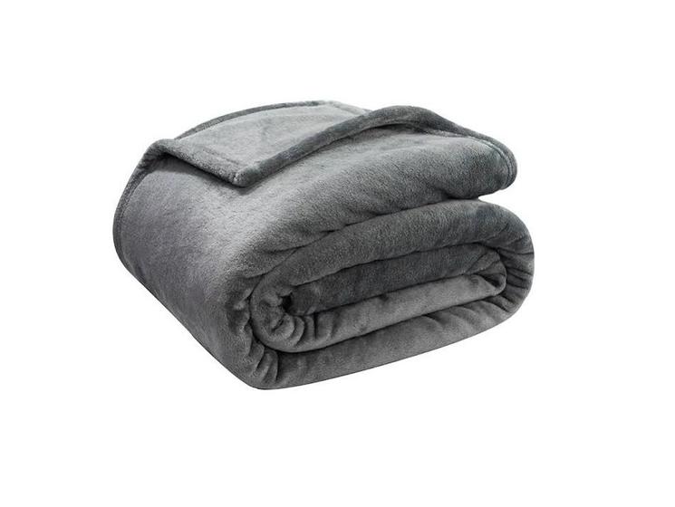 Cobertor Cinza Velour Microfibra Queen Neo Classico Camesa - Cobertor - Magazine Luiza