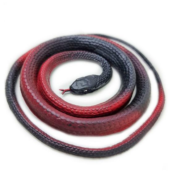 Cobra Realista Serpente Enrolada Brinquedo Borracha Sustos - Pais e ...