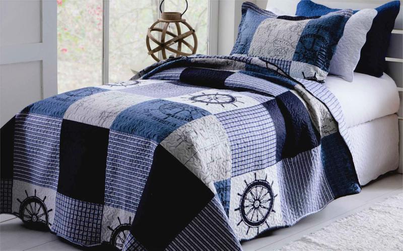 Cobre Leito Colcha Solteiro Infantil Patchwork Teen Kids RZ - Rozac ...