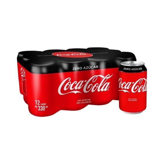 Coca Cola Zero Lata 350ml - Pack 12 Unidades - Coca-Cola - Refrigerante - Magazine Luiza