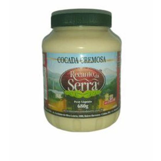 cocada cremosa artesanal de pote doce caseiro mineiro 680g - recanto da ...