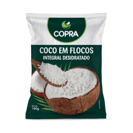 Coco Flocos Integral Desidratado 100g - Copra - Coco Ralado - Magazine ...