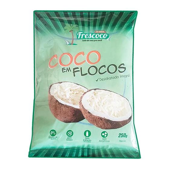 Coco Flocos Integral Frescoco 500g - Coco Ralado - Magazine Luiza