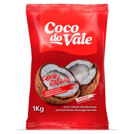 Coco Ralado Desengordurado 1kg - Coco Do Vale - Coco Ralado - Magazine ...