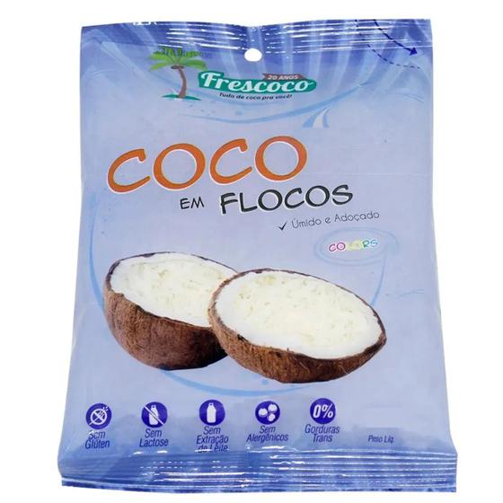 Coco Ralado Integral Médio 500gr - Fres Coco - Coco Ralado - Magazine Luiza