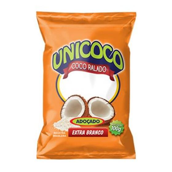 Coco Ralado Unicoco 50g Adoçado Caixa com 48 Unidades - Coco Ralado ...