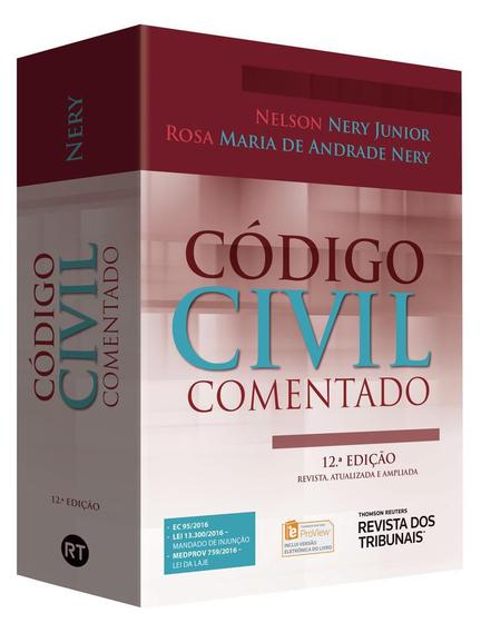 Código Civil Comentado - Revista Dos Tribunais - Livros de Direito ...