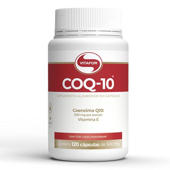 Coenzima Q10 200MG Na Porção 120 Capsulas Vitafor - Coenzima Q10 ...