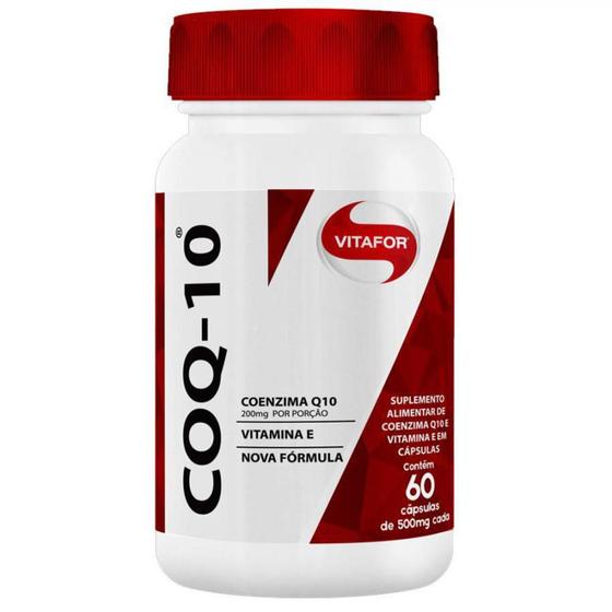 Coenzima q10 - 60 caps 500mg - Vitafor - Coenzima Q10 - Magazine Luiza