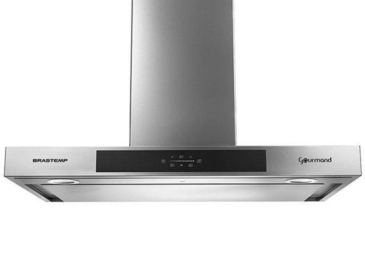 Coifa de Parede Brastemp 90cm Inox 4 Velocidades - BA790BR - Coifa de ...