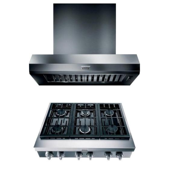 Coifa de Parede Brastemp Gourmand 90cm Inox BAR90AR 127V e Cooktop ...