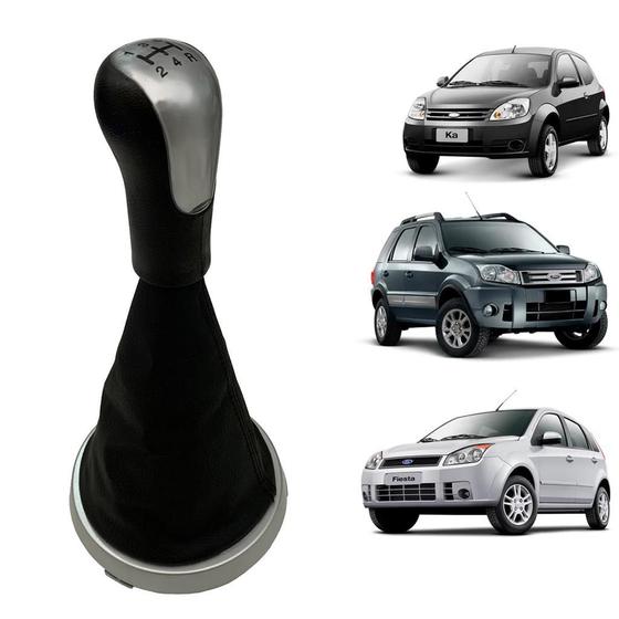 Coifa Manopla De Cambio Fiesta Ecosport KA 2008 2009 2010 2011 2012 ...