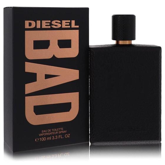 Col. Masculino Diesel Bad 100 ml Eau De Toilette - Perfume Masculino ...