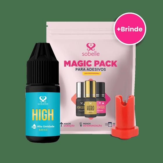 Cola Alongamento Cílios Fio A Fio E Volume High Sobelle 3ml - Cola para Cílios - Magazine Luiza