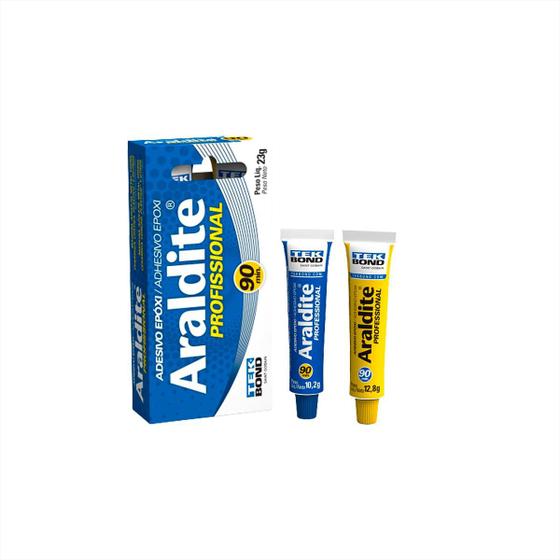Cola Epoxi Araldite Profissional 90min Tekbond 23g - Adesivo Epóxi ...