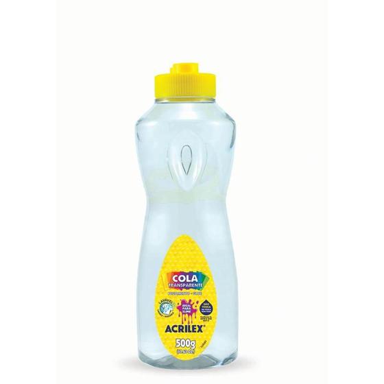 Cola escolar transparente 500g. acrilex - Cola Branca - Magazine Luiza