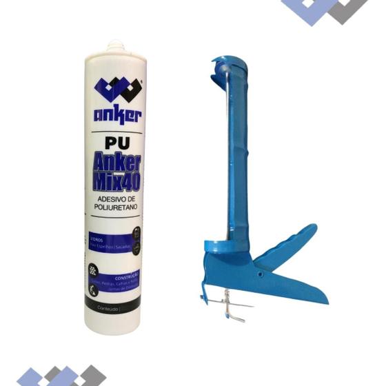 Cola Fixa Cuba Pu 40 Inox Mármore Granito + Aplicador - Anker do Brasil - Adesivo e Cola para ...