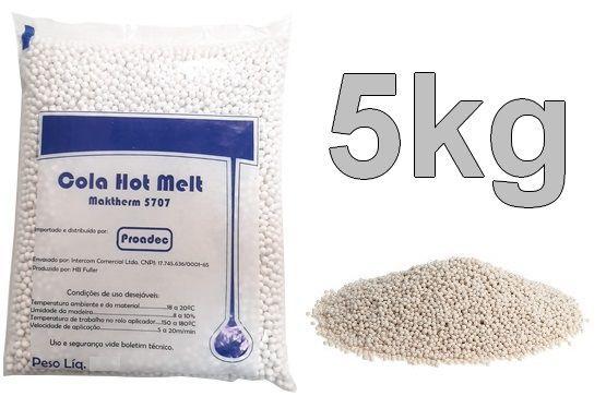 Cola Granulada Branca Hot Melt Coladeira Borda 5kg Proadec - Cola ...