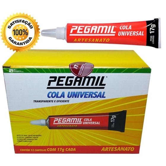 Cola pega mil universal com 12 unidades de 17g - PEGAMIL - Armarinhos ...