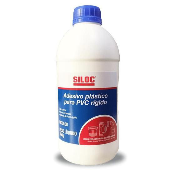 Cola Plastica para Tubo de Pvc Rigido 850g - Siloc - Cola PVC ...