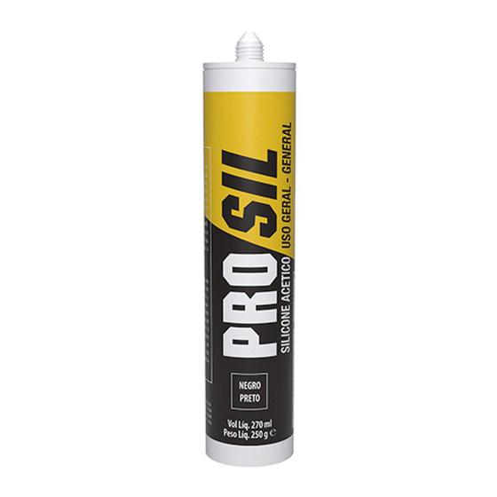 Cola Silicone 250g Pro-sil Preto - SOUDAL - Cola de Silicone - Magazine ...