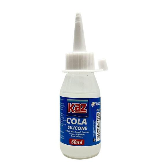 Cola Silicone 50ml Cola EVA Papel Papelão Tecidos ETC - Kaz ...