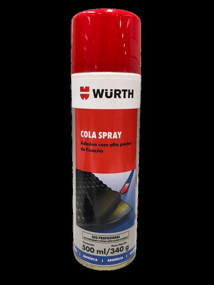 Cola Spray para Tapeçaria e Revestimentos 500ml 340g Wurth 0890100340 ...