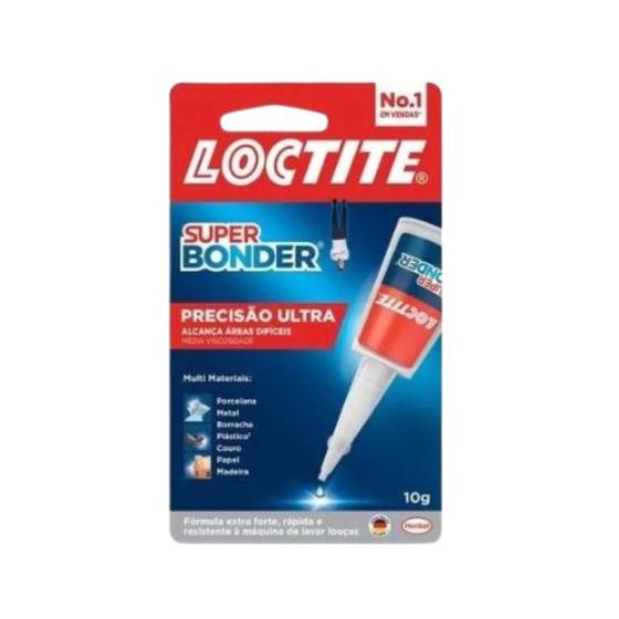 Cola Super Bonder Precisão Multiuso Forte Rápida Loctite 10g - Cola ...