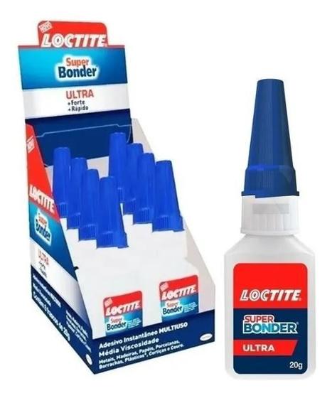 Cola Super Bonder Utra Instantânea Multiuso 20g Kit 8 Un - LOCTITE ...
