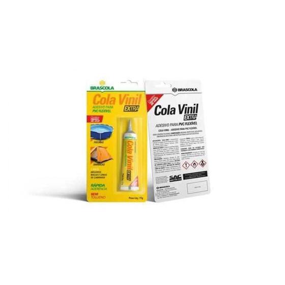 Cola Vinil Pvc Extra 17g Sem Tolueno Brascola - BRASCOLA LTDA. - Cola ...