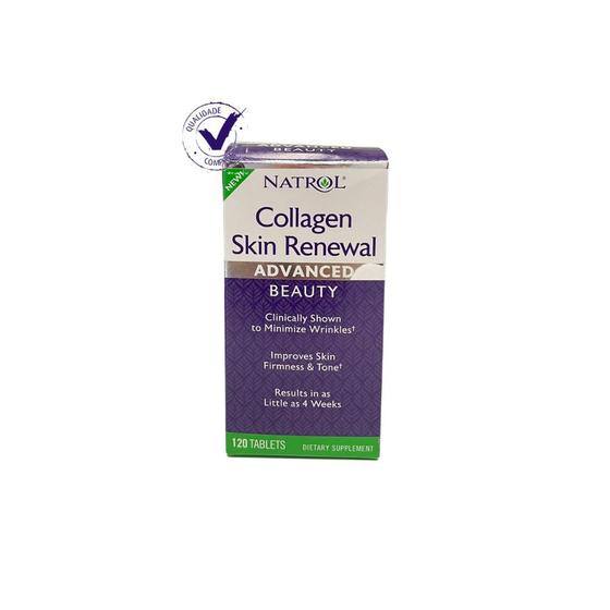 Colágeno Hidrolisado Collagen Skin Renewal 120 Tabs Natrol - Colágeno ...