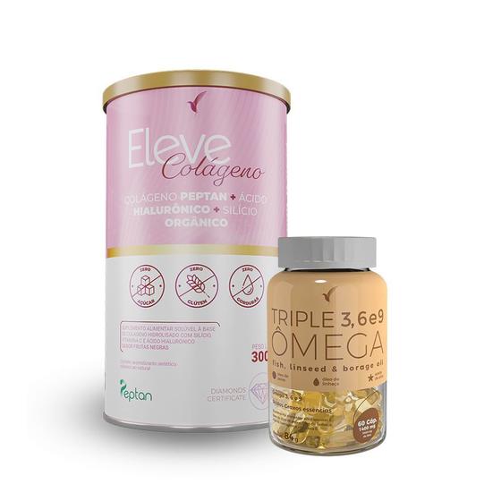 Colágeno Hidrolisado Peptan + Ácido Hialurônico + Silício Orgânico ...