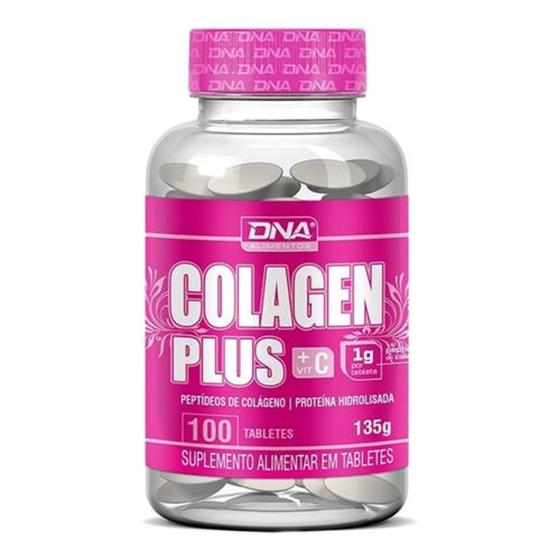 Colágeno Plus - 100 tabletes - DNA - Colágeno - Magazine Luiza