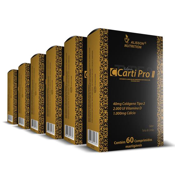 Colágeno Tipo 2 Cartipro 6x60comprimidos - Alisson Nutrition - Colágeno ...