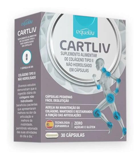 Colágeno Tipo 2 Cartliv Equaliv 30 Cápsulas - Colágeno - Magazine Luiza
