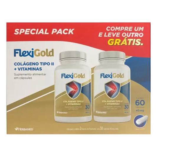 Colágeno Tipo II 40 mg+Vit Flexigold c/60 Cápsulas - Herbamed ...
