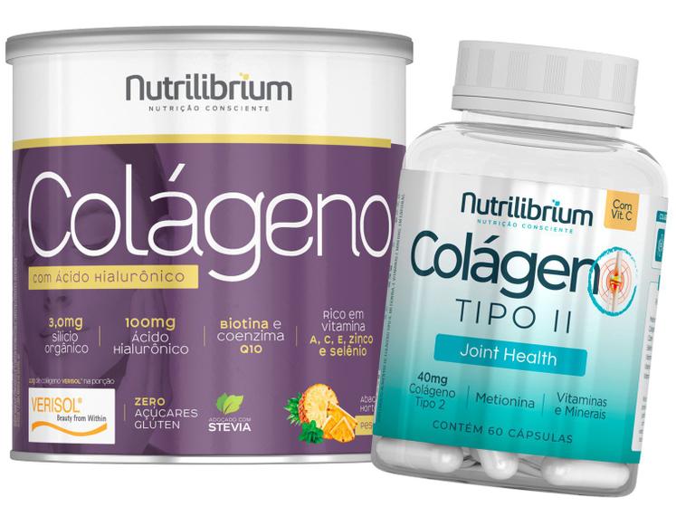 Colágeno Verisol Ácido Hialurônico 200g + Colágeno Tipo 2 Premium ...