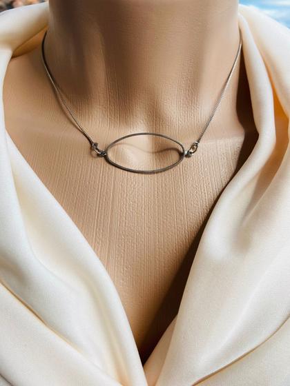 Colares chocker modelo em aço inox - Dondocas.Bijus - Colar - Magazine ...