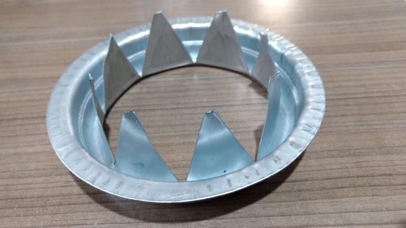 COLARINHO UNIVERSAL DENTADO - CANO FOGAO A LENHA 10,11,12 GALV - Kiare ...