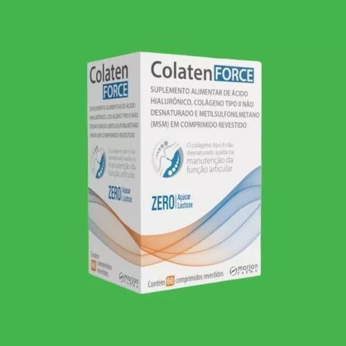Colaten Force Com 60 Comprimidos Revestidos - Marjan Farma - Colágeno ...