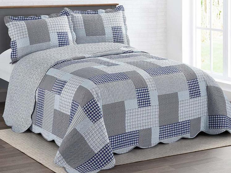 Colcha Cobre Leito Super King Gigante 280x300cm Matelasse Costurada ...