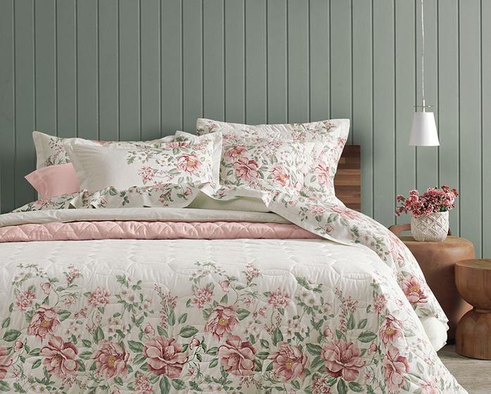 Colcha Matelassê Karsten Casal com 2 Porta Travesseiros - Percal 180 ...