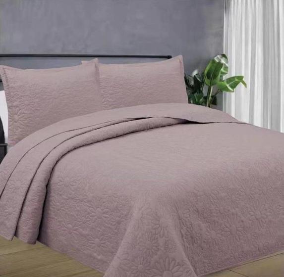 Colcha queen cobreleito kit 3pç ultrassonica margarida - HABITAT ...