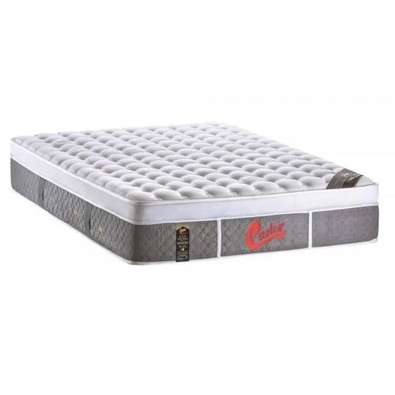 Colchão Casal Castor 34x138x188cm de Molas Pocket Gold Star Super Luxo ...