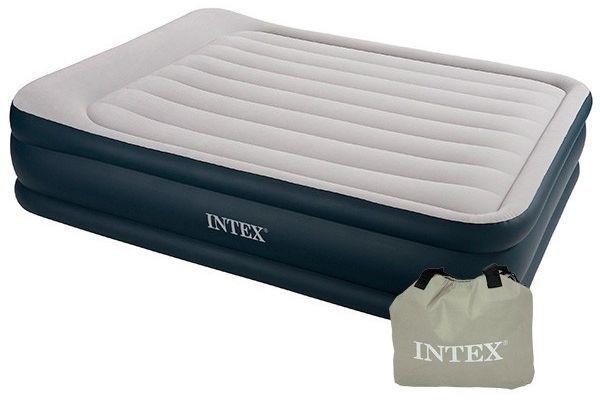 Colchão Inflável Casal Intex QUEEN SIZE com bomba de inflar elétrica ...