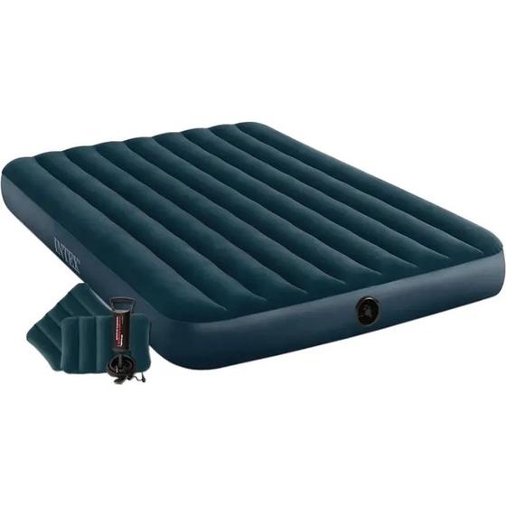 Colchão Inflável Intex 64736 Dura Beam Standard Com 2 Travesseiros ...