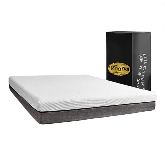 Colchão Original em caixa Espuma D28 King Star Colchões - Colchão King Size - Magazine Luiza