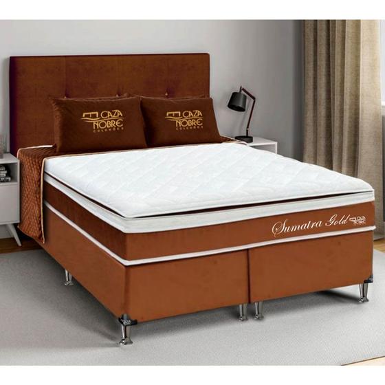Colchão Queen Sumatra Gold com Molas Ensacadas - Caza Nobre - Colchão ...