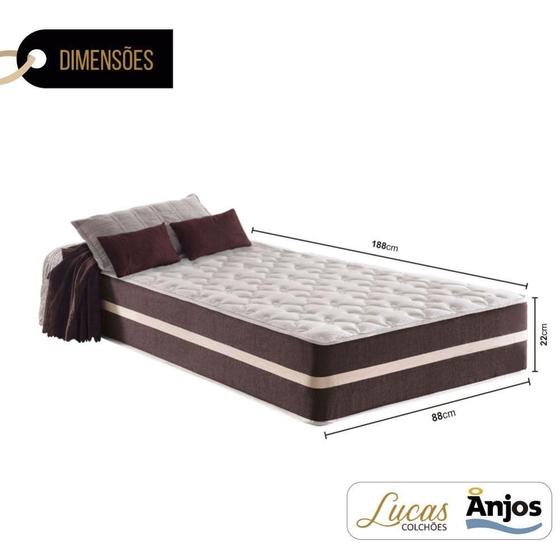 Colchão Solteiro Anjos com Molas Superlastic 88x188 Classic - Anjos ...